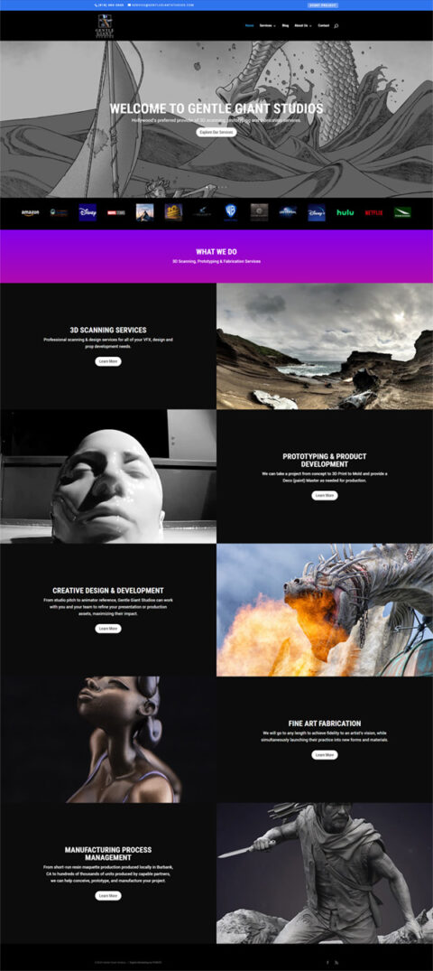 Gentle Giant Studios Launches Reimagined Website