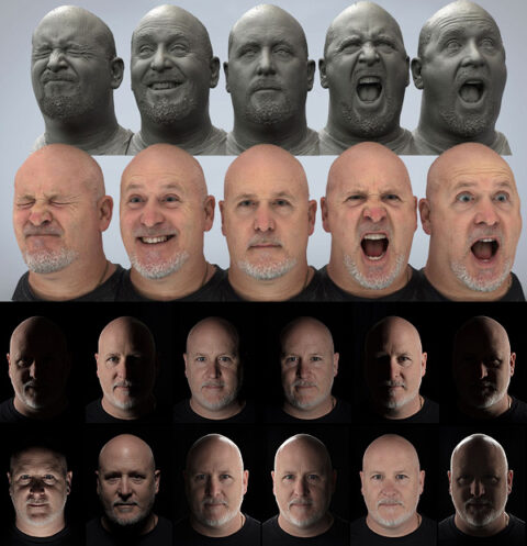 VFX Head Scanning Service | FACS Scanning Services in LA
